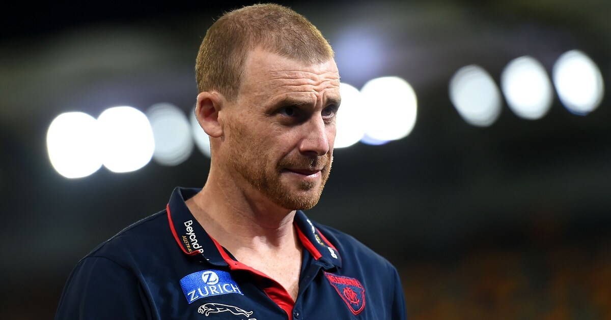 Sick Melbourne Demons coach Simon Goodwin misses training, star Demons ...