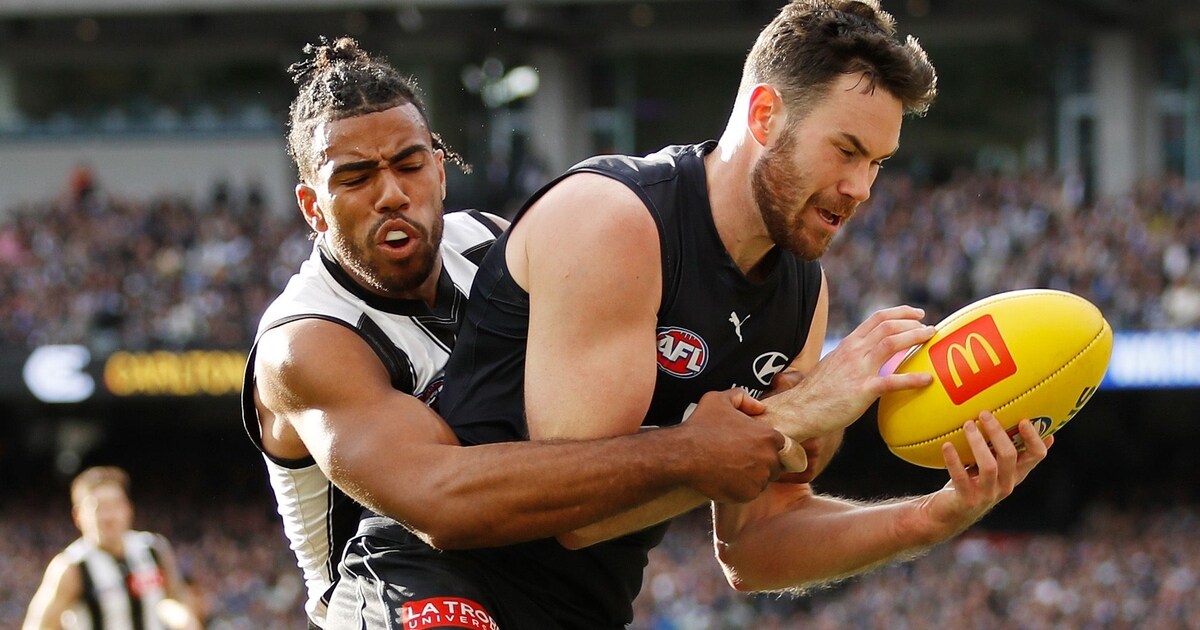 Carlton Blues interceptor Mitch McGovern in good nick, star defender ...