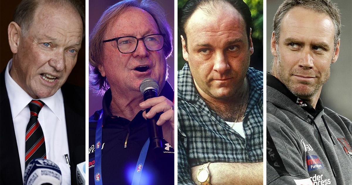 BARRETT: Sheedy, Tony Soprano, a sacking. You can't make this up