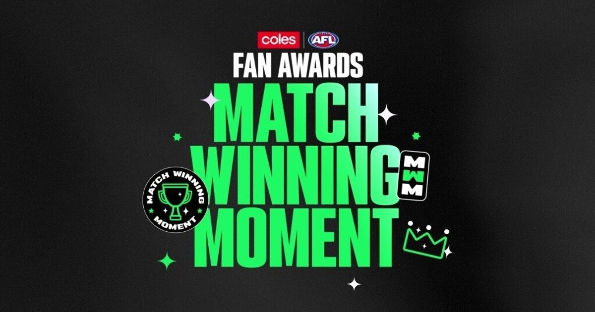 Coles AFL Fan Awards: Match Winning Moment