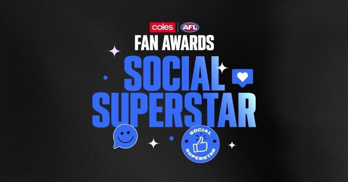 Coles AFL Fan Awards: Social Media Superstar