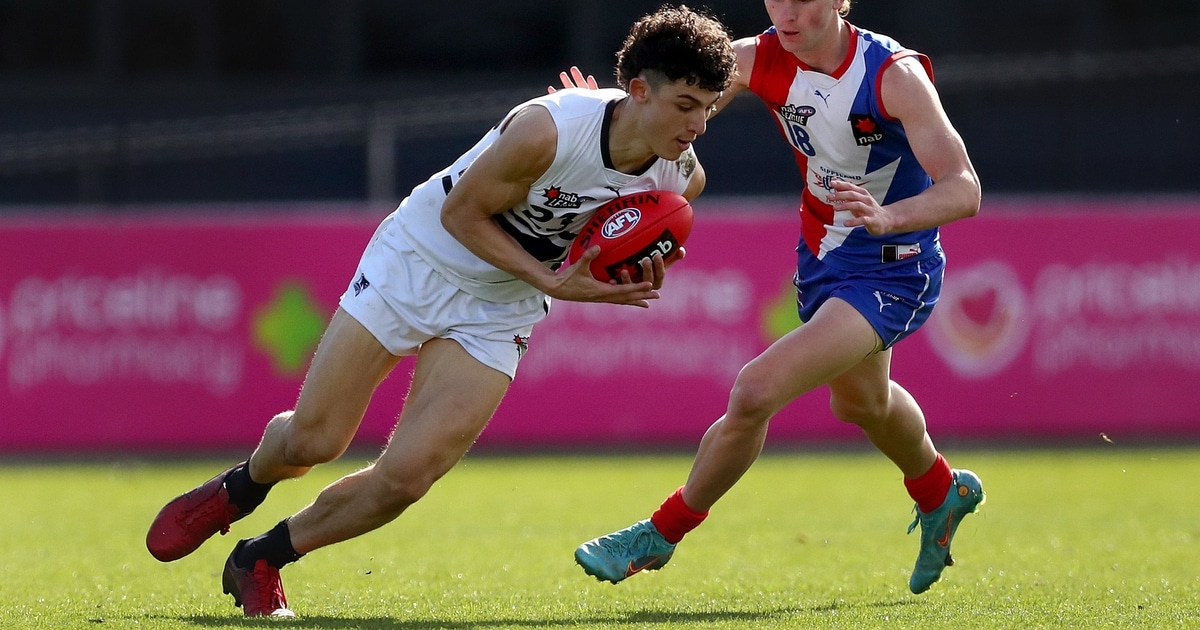 Rookie hopeful Anthony Caminiti lights up St Kilda Saints match sim ...