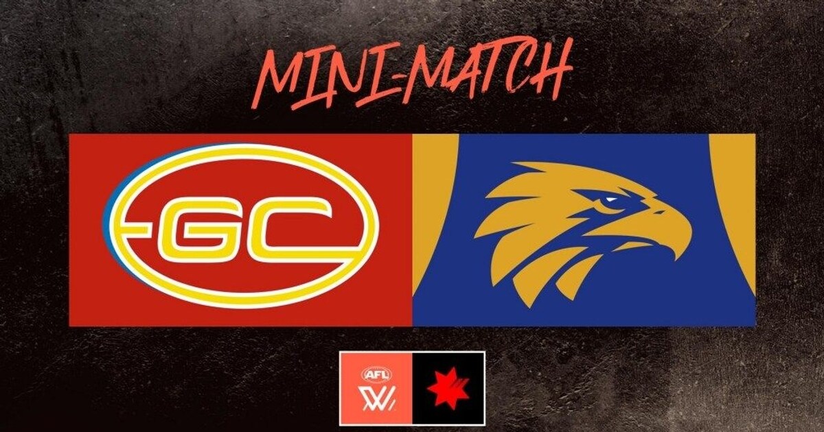 AFLW S7 Mini-Match: Gold Coast v West Coast