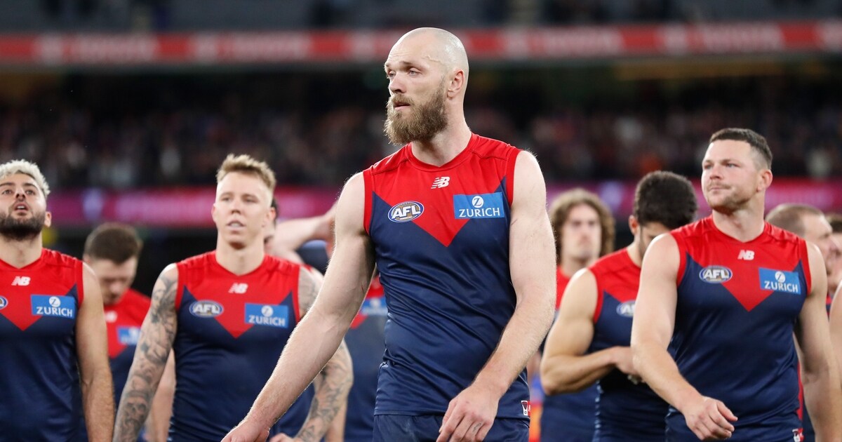 Star Melbourne Demons ruckman Max Gawn suffers hamstring injury at training