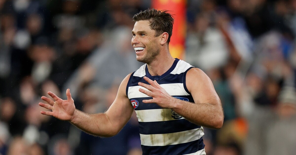 Tomahawk on target: Cats star Tom Hawkins cleared, recruit Jack Bowes ...