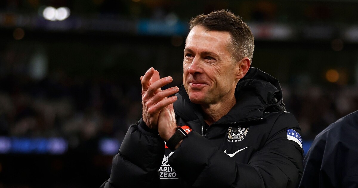 Collingwood Magpies' stunning season sees Craig McRae crowned coach of ...