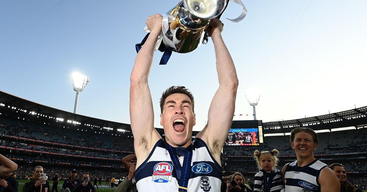 Star forward Jeremy Cameron's 'big call' pays off with Geelong Cats' flag