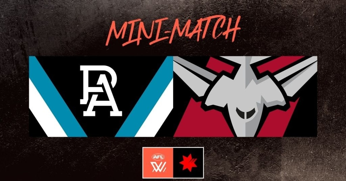 AFLW S7 Mini-Match: Port Adelaide v Essendon