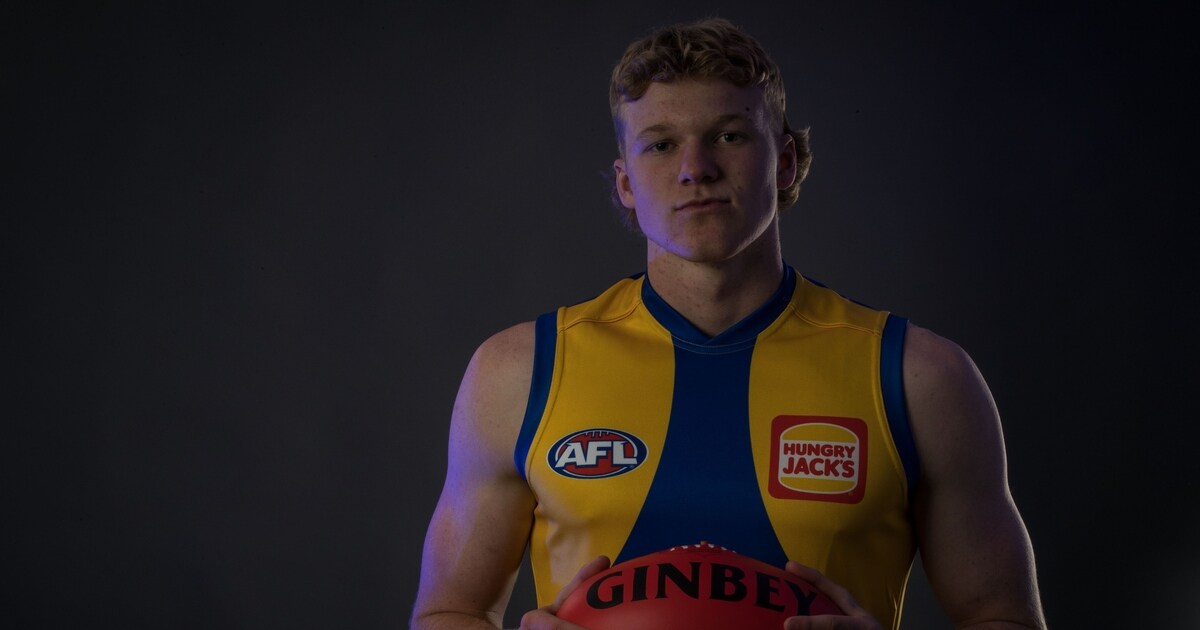 Prized West Coast Eagles draftee Reuben Ginbey, star ruckman Nic ...