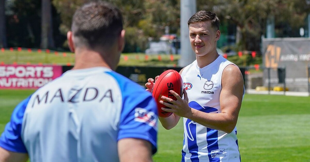 Only 432 games to go: North Melbourne Kangaroos son of a gun Cooper ...