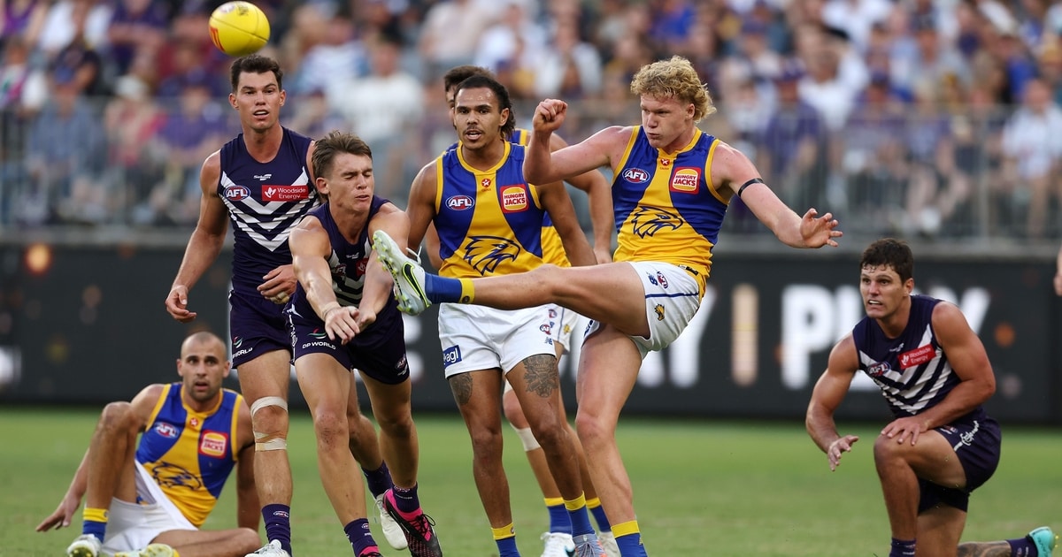 Precious Reuben Ginbey: West Coast Eagles' tackling machine earns AFL ...