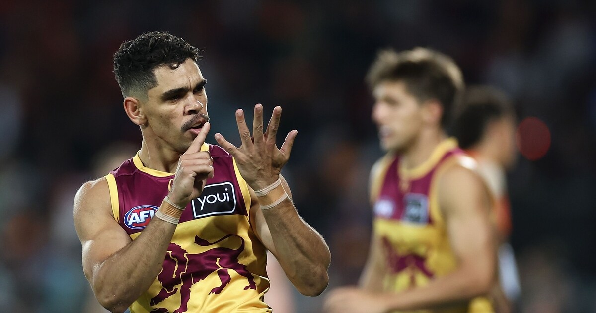 Seven-goal Charlie Cameron leads Brisbane Lions to tough win over ...