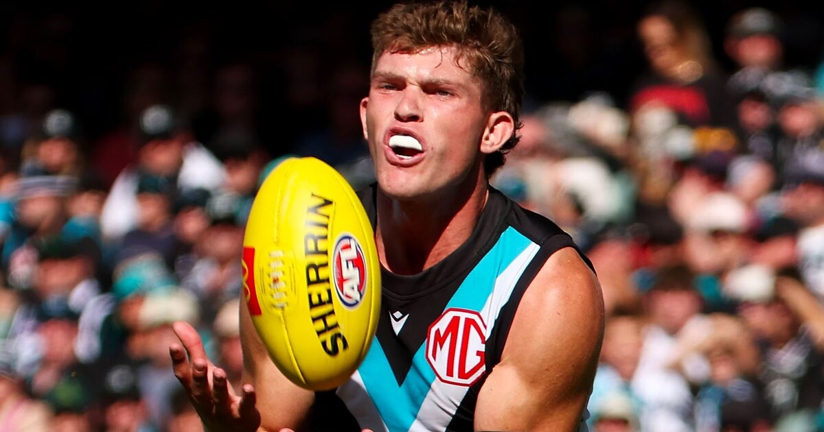 Port Adelaide holds fears over forward Mitch Georgiades' knee injury ...