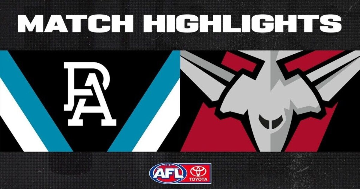 Highlights: Port Adelaide v Essendon
