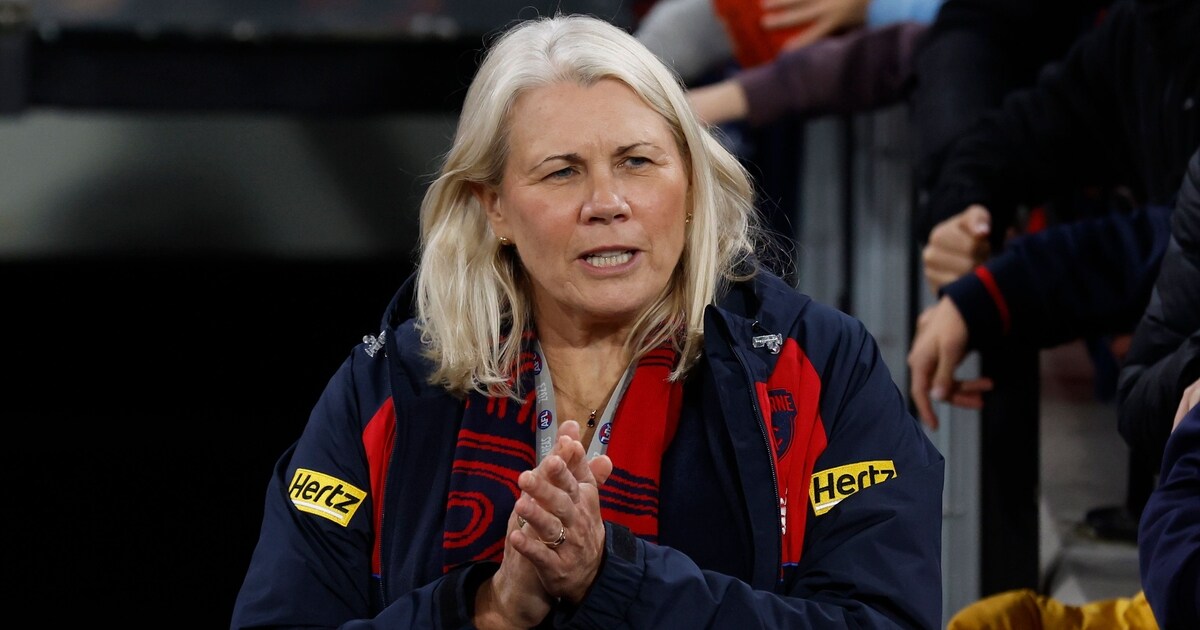 Kate Roffey steps down as Melbourne Demons president, club legend Brad ...