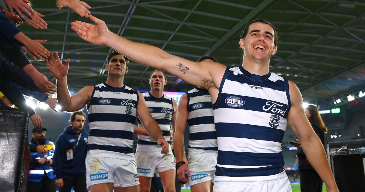 The flying Irishman Oisin Mullin off to a fast start at Geelong Cats