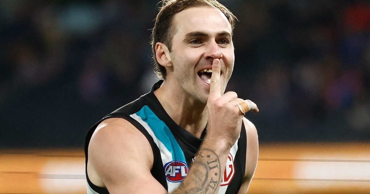 Perfect 10: Port Adelaide Power hold off Western Bulldogs to extend ...
