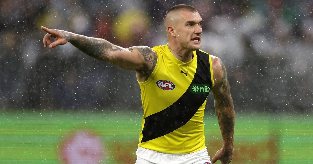 Richmond Tigers superstar Dustin Martin to miss Brisbane Lions clash in ...