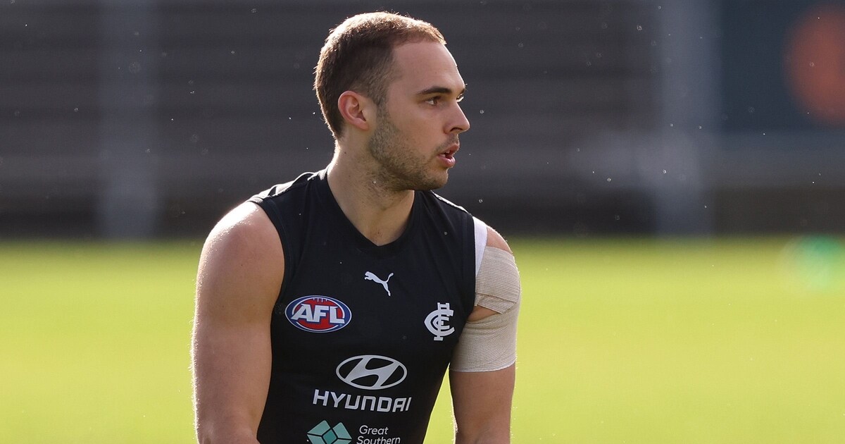 Luckless Carlton Blues midfielder David Cuningham close to return ...