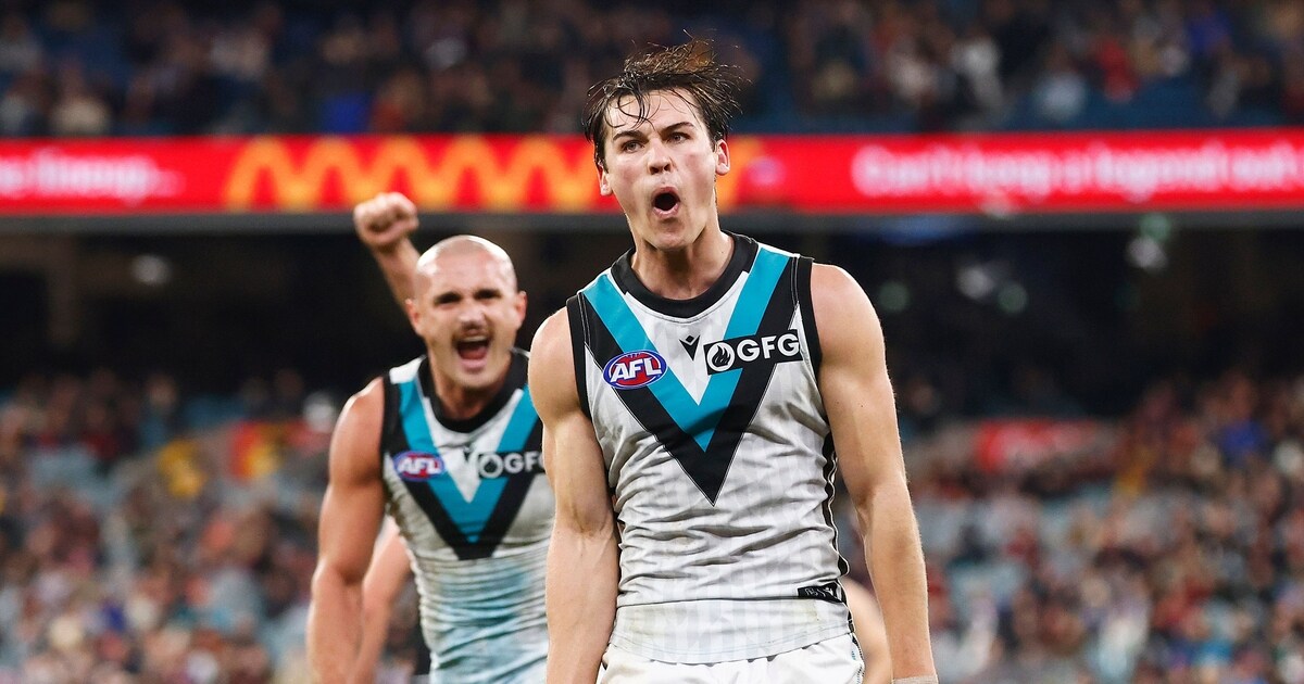 Star power: Gun Port Adelaide midfielder Connor Rozee set to sign ...