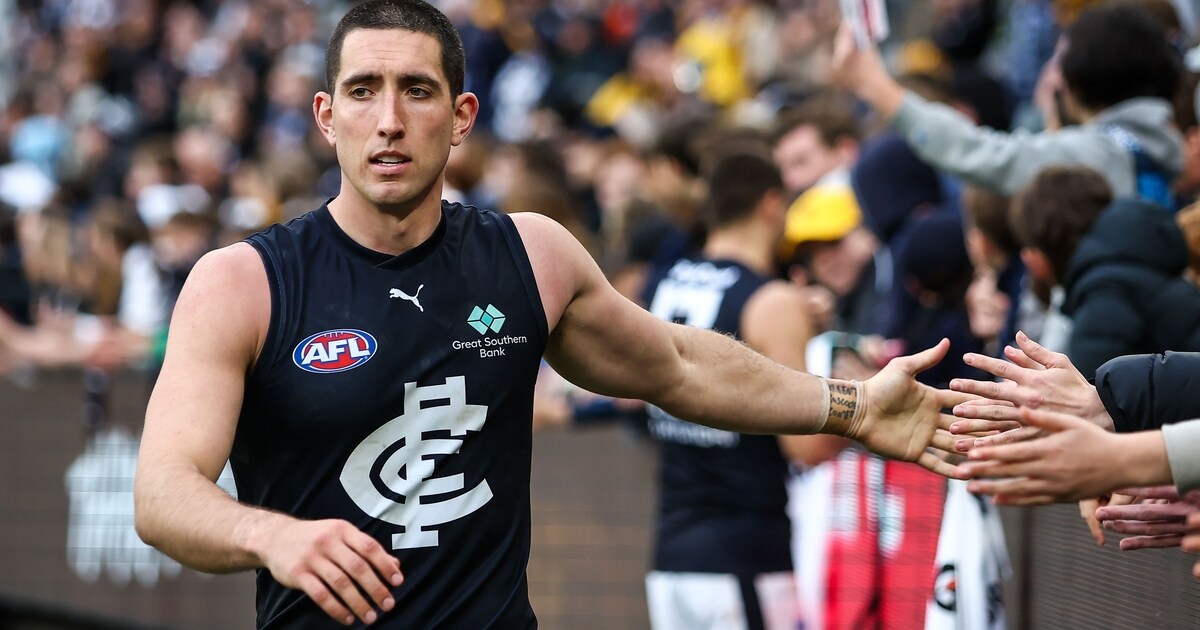 Jacob Weitering joins club greats, named Carlton Blues' best for 2023 John Nicholls Medal