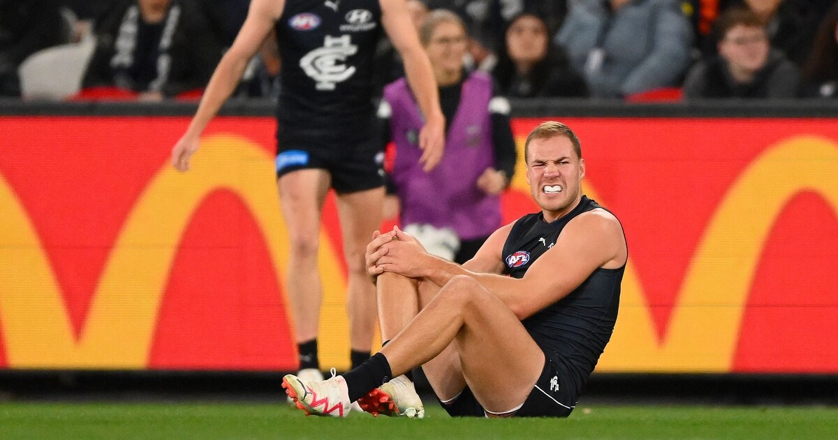 Blue blow: Carlton key forward Harry McKay to miss rest of home and ...