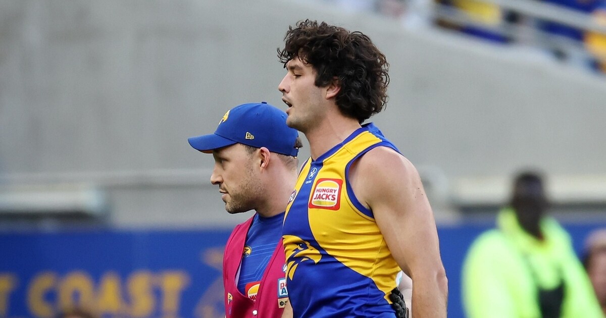 Season over: West Coast Eagles defender Tom Barrass put on ice with ...