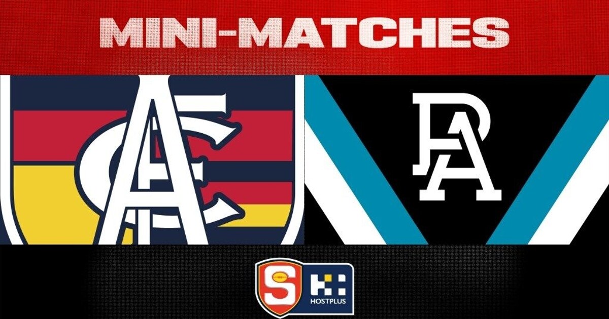 SANFL Mini-Match, R15: Adelaide v Port Adelaide
