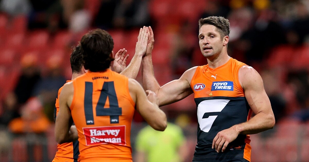 Jesse Hogan the hero as GWS Giants smash Essendon Bombers with record score