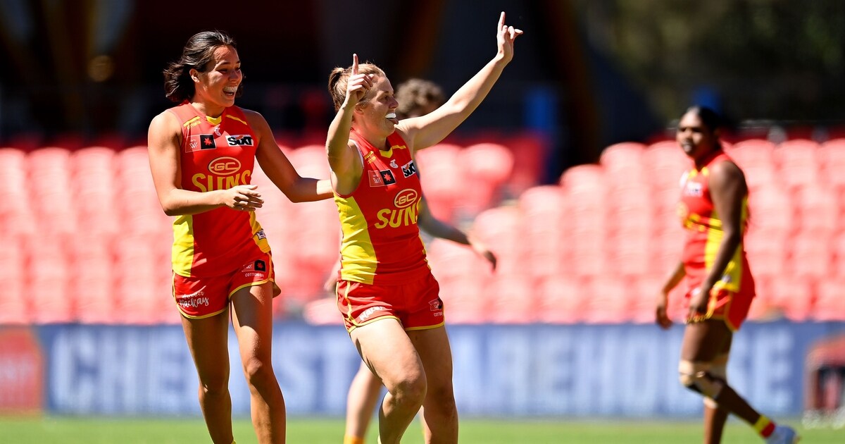 Jamie Stanton slots six as red-hot Gold Coast Suns thrash West Coast Eagles