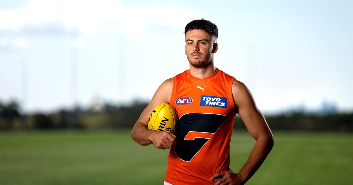 GWS Giants forward Jake Riccardi goes from living on the edge to living ...