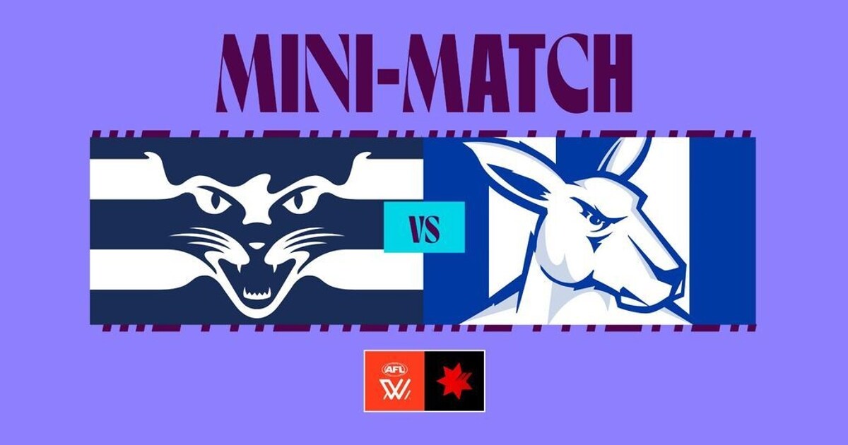 AFLW Mini-Match: Geelong v North Melbourne