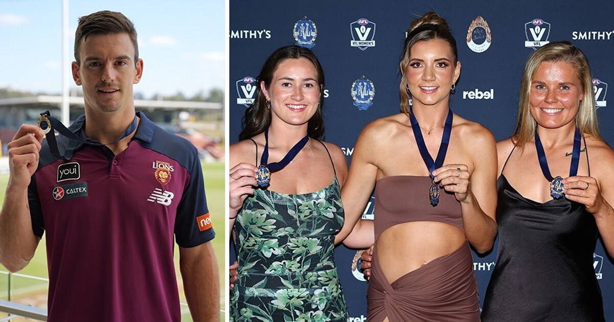 Brisbane Lion Jarryd Lyons crowned VFL's best in 2023 J.J. Liston ...