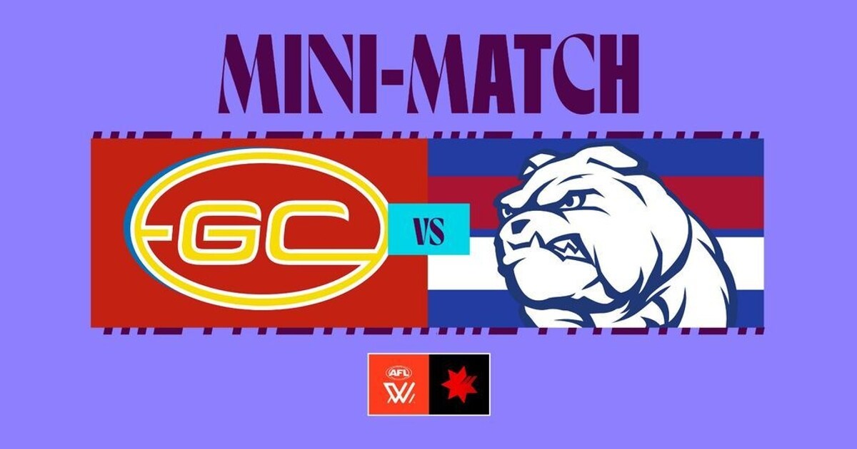 AFLW Mini-Match: Gold Coast v Western Bulldogs
