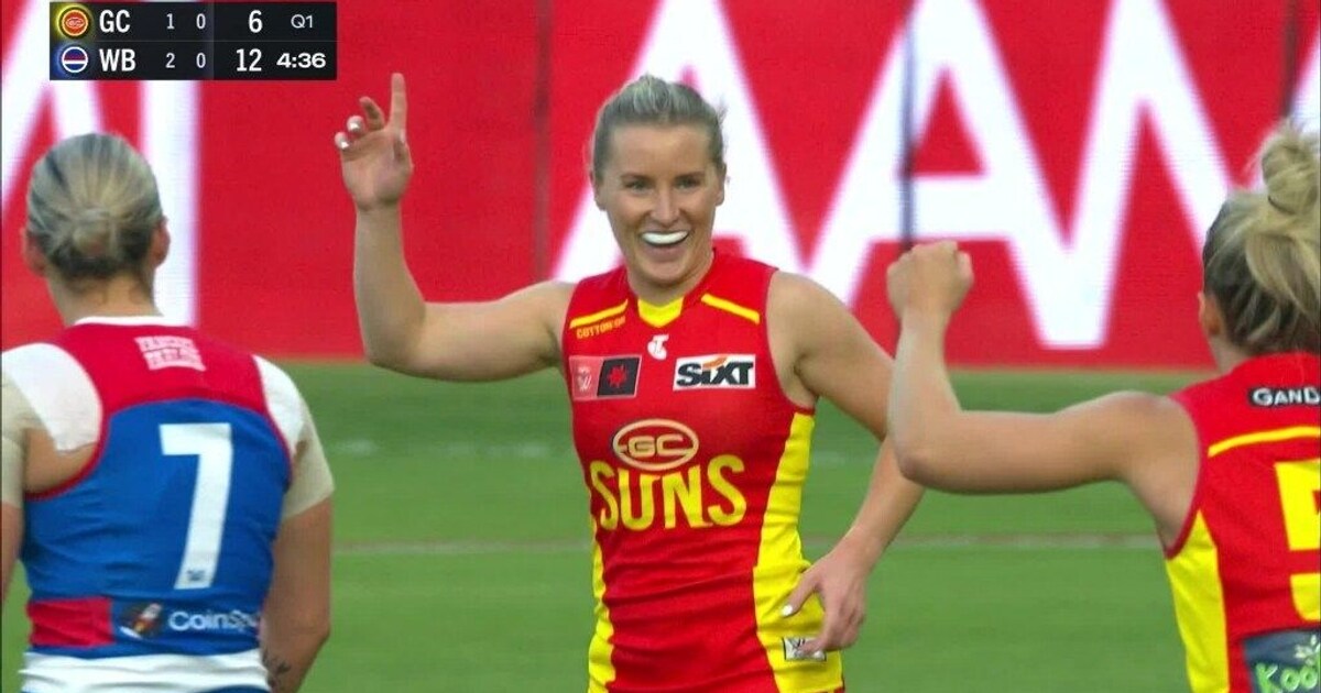 New Sun joins the fun with first AFLW goal