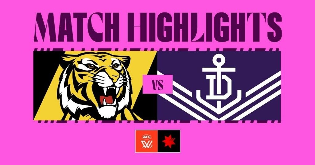 AFLW Highlights: Richmond v Fremantle