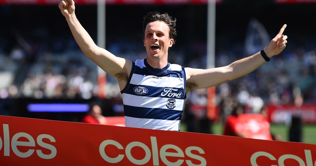 Fastest man in footy: Geelong Cats speedster Max Holmes wins Grand ...