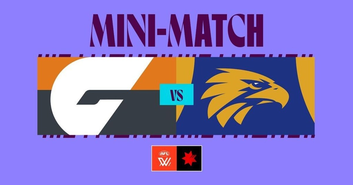 AFLW Mini-Match: GWS v West Coast