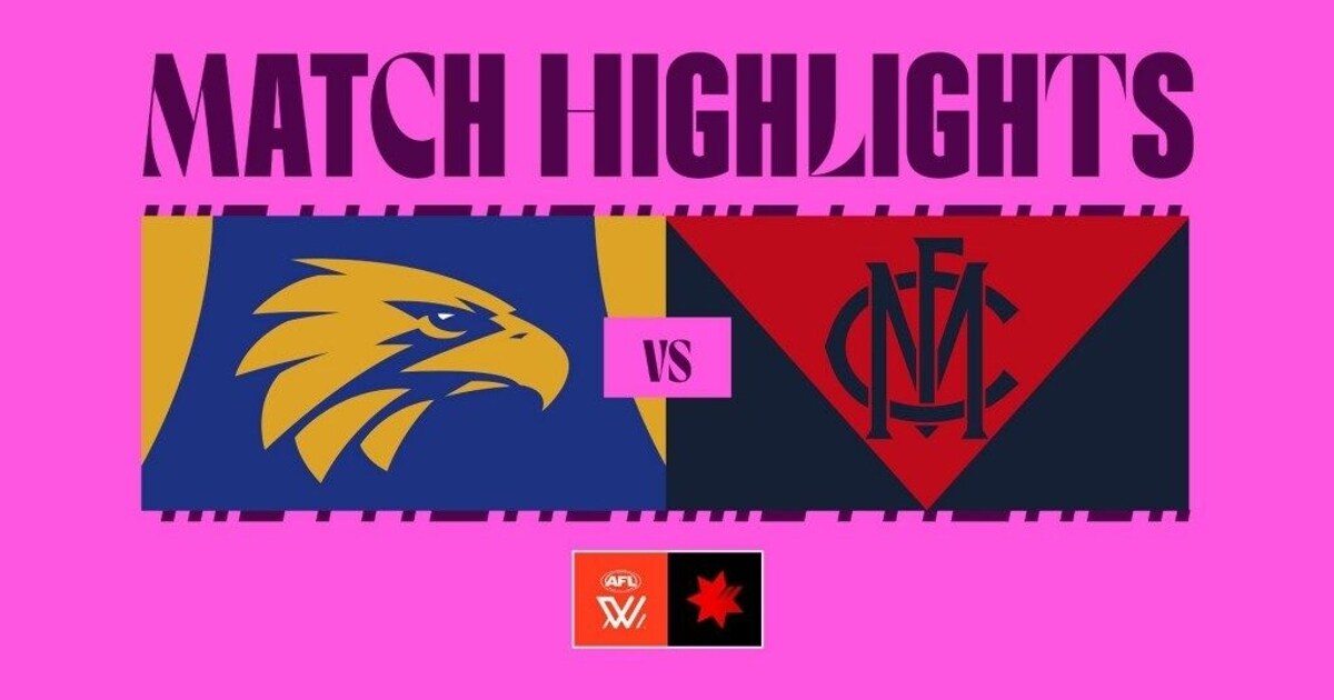 AFLW Highlights: West Coast v Narrm