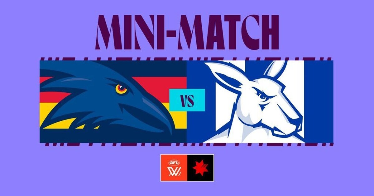 AFLW Mini-Match: Adelaide v North Melbourne