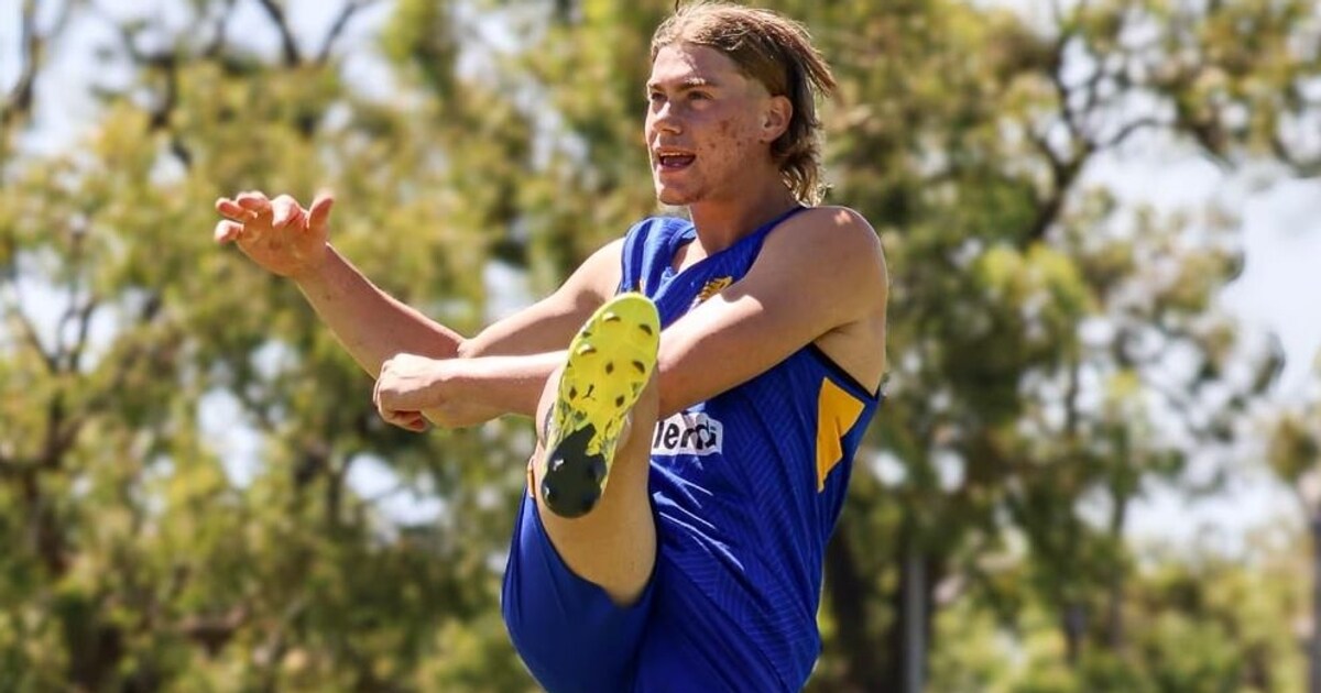 Top pick Harley Reid shines in West Coast Eagles' match sim, luckless ...