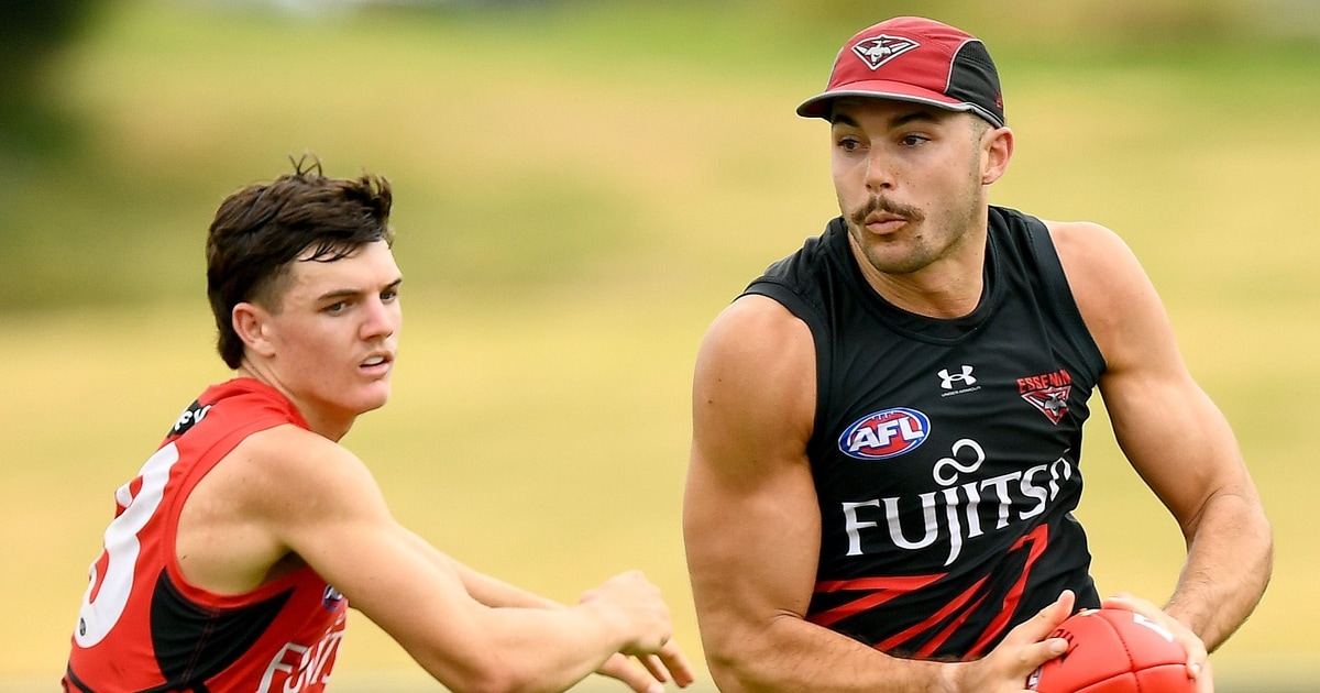 Essendon Bombers ruck Sam Draper set to return, gun midfielder Darcy Parish likely to be available