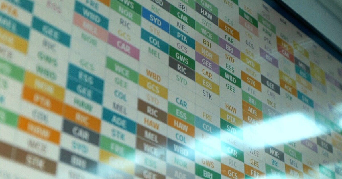 How the AFL fixture is built: 18 teams, two countries, millions of options