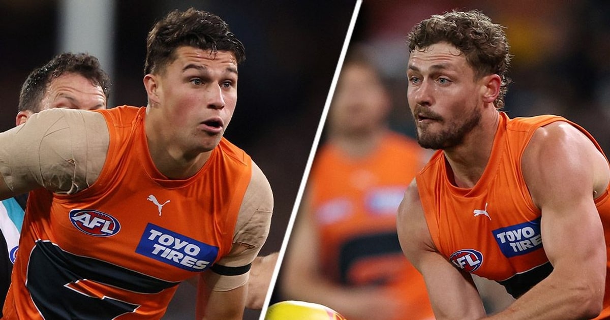 GWS Giants rule out important pair Harry Perryman and Finn Callaghan ...