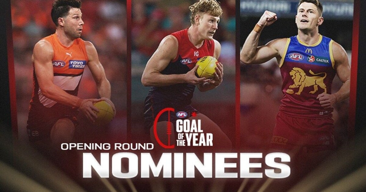 AFL Goal of the Year: Opening Round