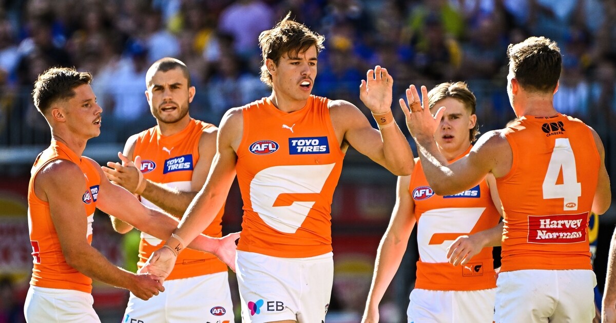 GWS Giants 3-0 for first time after dispatching West Coast Eagles