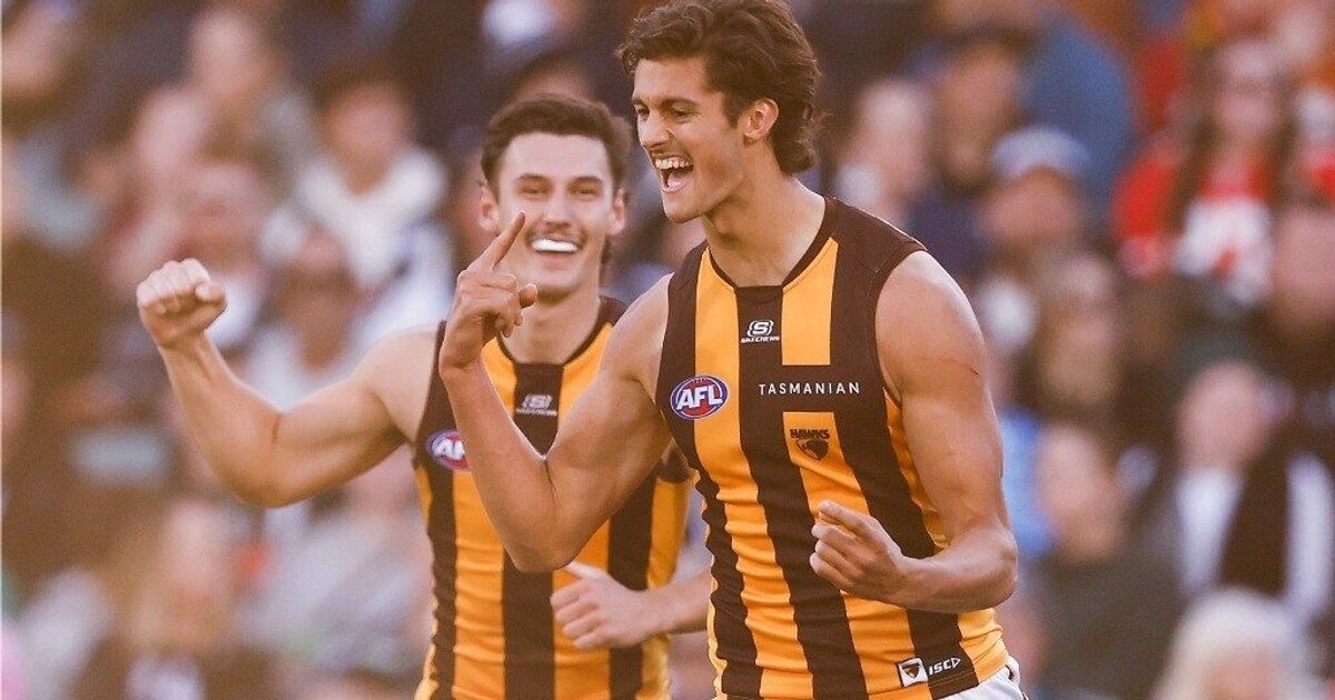 Revved-up Ramsden rams home first AFL goal