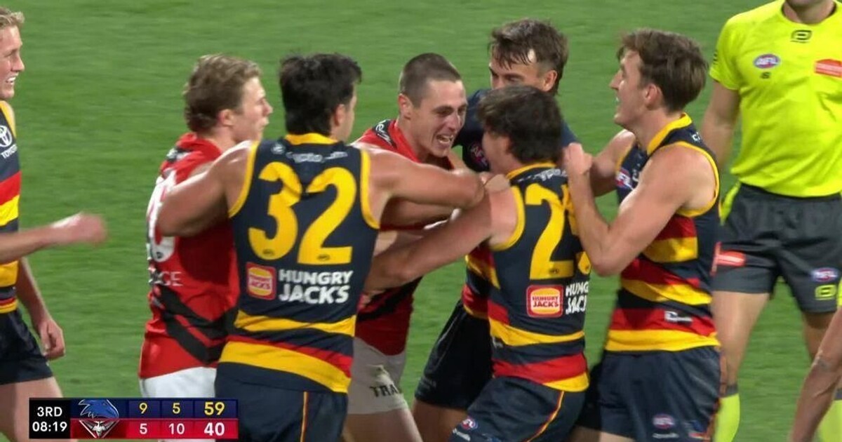Crows get stuck into ex-teammate after sneaky soccer