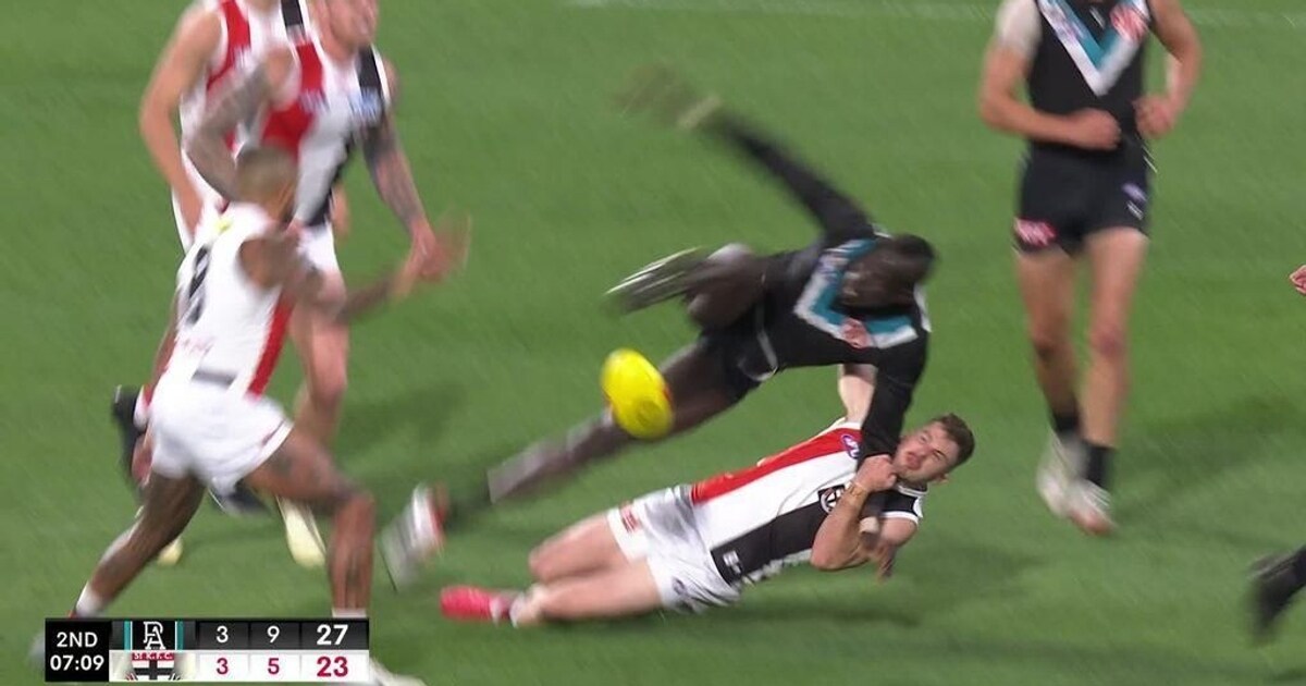 Aliir subbed out after Jack’s strong dump tackle