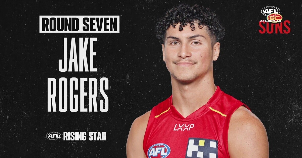 AFL Rising Star: Jake Rogers stars in Round 7